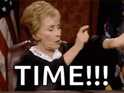 Judge Judy Time GIFs | GIFDB.com