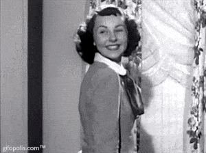 50s Retro Pretty Lady GIF | GIFDB.com