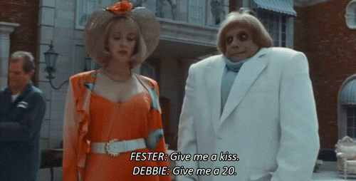 Addams Family Uncle Fester Debbie Give Me A Kiss GIF | GIFDB.com