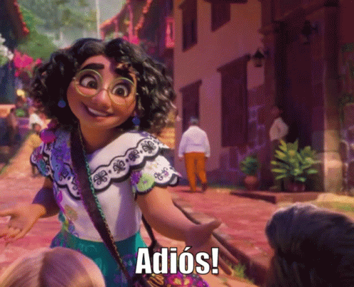 Adios Salute Mirabel Encanto Movie GIF | GIFDB.com