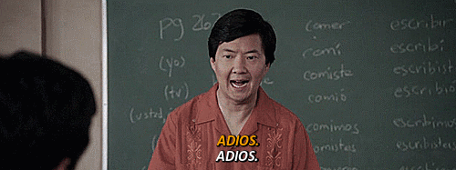 Adios Spanish Class Funny Community GIF | GIFDB.com