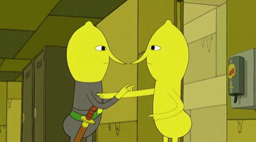 Adventure Time Earl Lemongrab Poke GIF | GIFDB.com