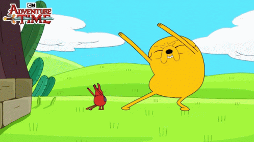 Adventure Time Jake Dance GIF | GIFDB.com