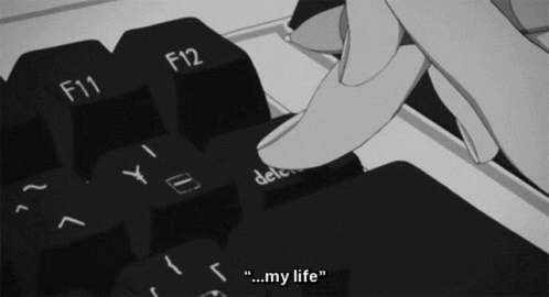 Aesthetic Anime Delete My Life GIF | GIFDB.com