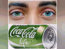 Aidan Gallagher Coke Can Colors GIF | GIFDB.com
