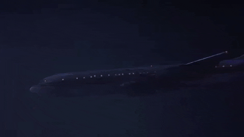 Airplane Movie Night Flight GIF | GIFDB.com