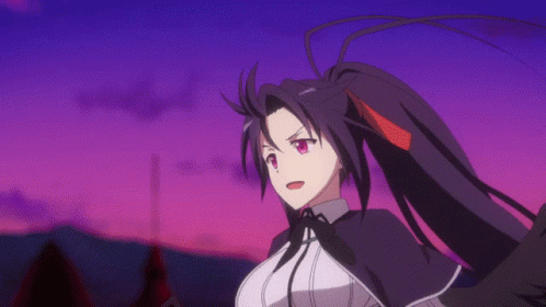Akeno Himejima Sky Lighting Electricity GIF | GIFDB.com