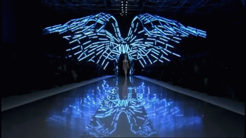 Alexander Mcqueen Runway Angel Wings GIF | GIFDB.com