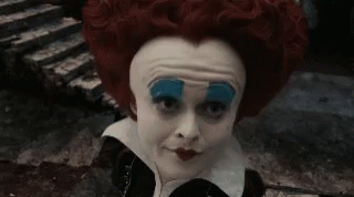 Alice In Wonderland Red Queen Smiling GIF | GIFDB.com