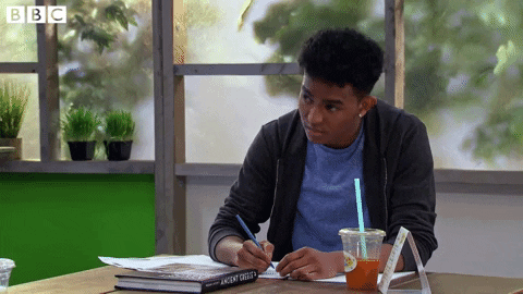 All By Myself Taking Exam GIF | GIFDB.com