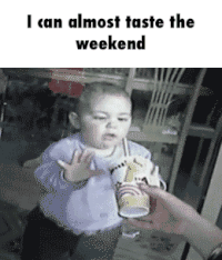 Almost Friday Seems Like Baby Having First Taste GIF | GIFDB.com