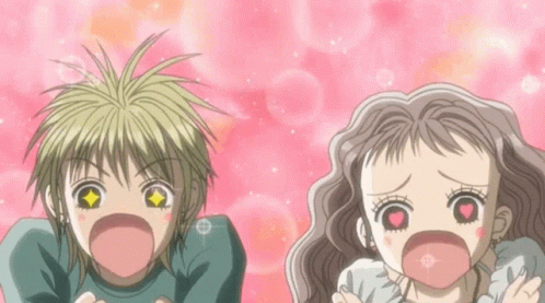 Amazed And Shocked Nana Anime Reira And Nobuo GIF | GIFDB.com