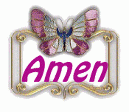 Amen Butterfly Sticker Glitters GIF | GIFDB.com