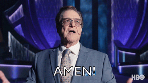Amen Praising John Goodman GIF | GIFDB.com