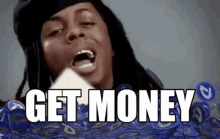 American Rapper Lil Wayne He Got Money GIF | GIFDB.com