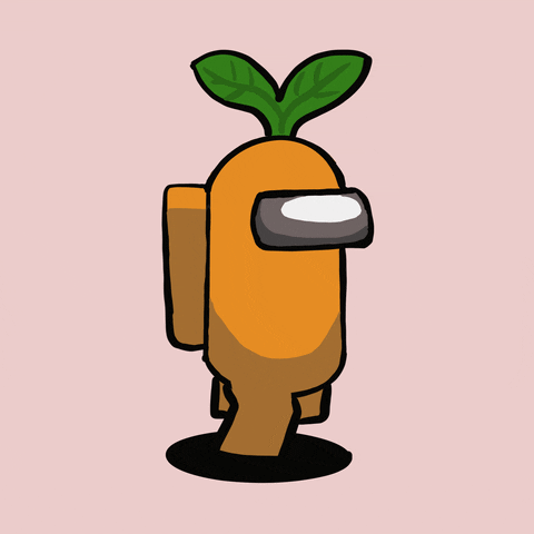 Among Us Orange Crewmate GIF | GIFDB.com