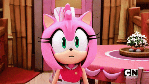 Amy Rose Sad Face Reaction GIF | GIFDB.com