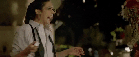 Ana De Armas Horror Crazy Laugh GIF | GIFDB.com