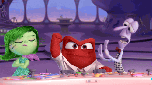 Anger Inside Out Fear Disgust GIF | GIFDB.com