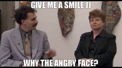 Angry Face Woman Interviewed GIF | GIFDB.com