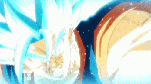 Angry Super Saiyan Vegito GIF | GIFDB.com