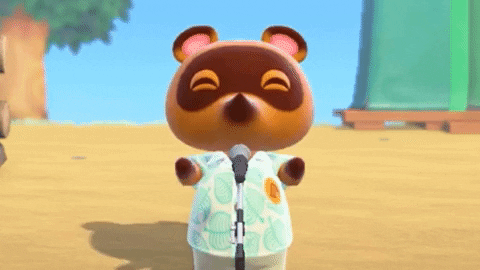 Animal Crossing Tom Nook Clapping GIF | GIFDB.com