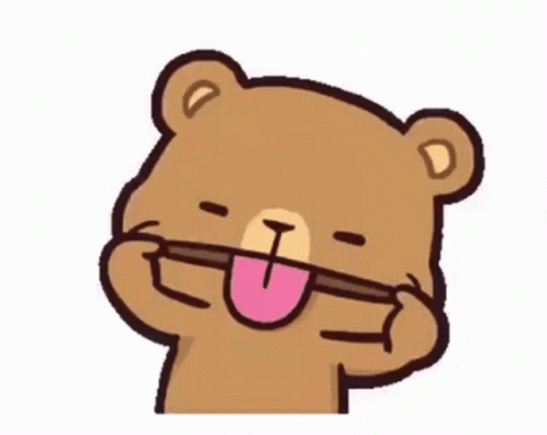 Animated Bear Making Silly Face GIF | GIFDB.com