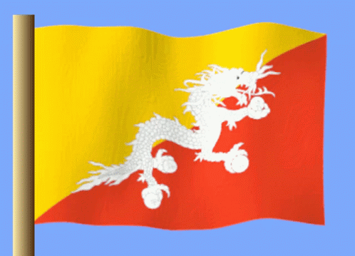 Animated Bhutan Flag GIF | GIFDB.com