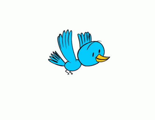Animated Blue Bird Flying GIF | GIFDB.com
