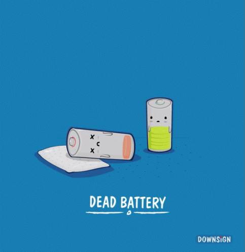 Animated Dead Battery GIF | GIFDB.com