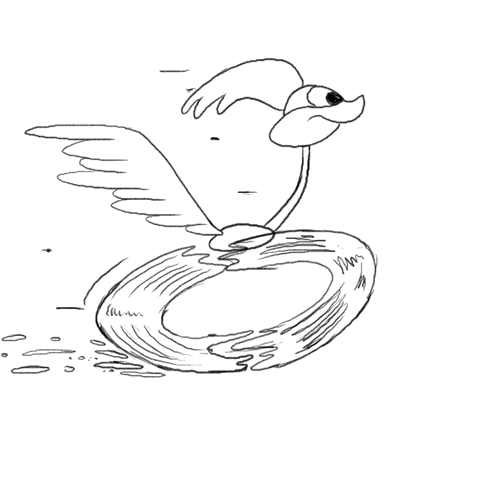 Animated Drawing Looney Tunes Road Runner Fast Feet GIF | GIFDB.com