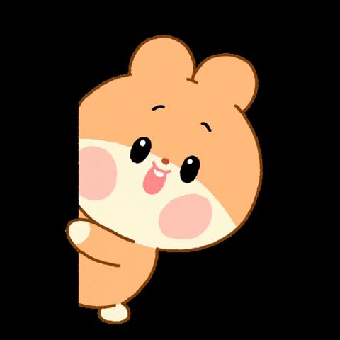 Animated Hamster Hello Hi Peeking GIF | GIFDB.com