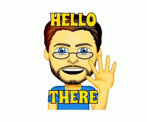 Animated Man Hello Hi There Waving GIF | GIFDB.com