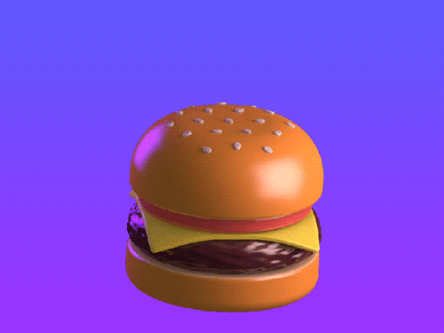 Animated Spinning Burger Emoji GIF | GIFDB.com