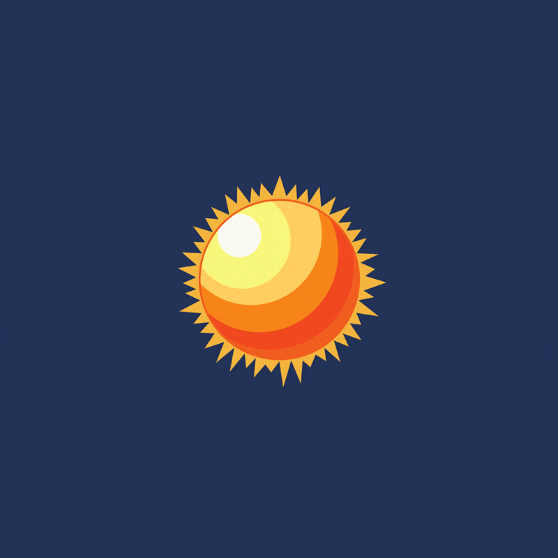 Moving Solar System Gif