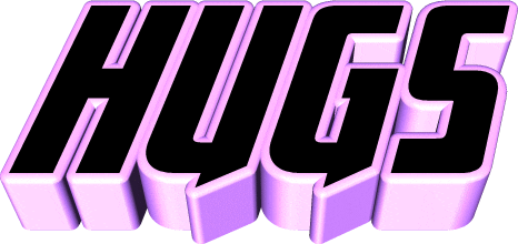 Animated Text Sending You A Hug Sticker GIF | GIFDB.com