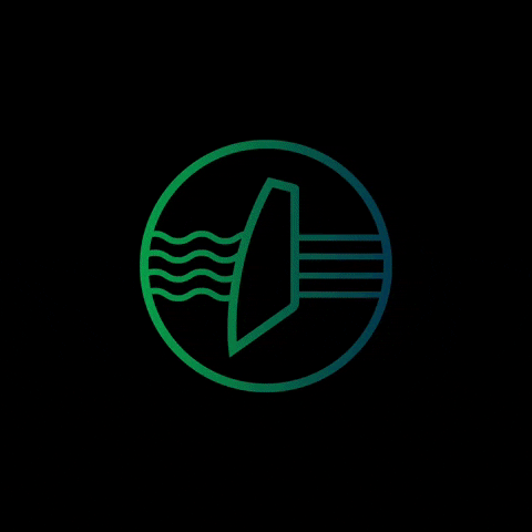 Animated Windsurfing Logo GIF | GIFDB.com