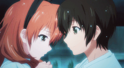 Anime Couple Golden Time GIF | GIFDB.com