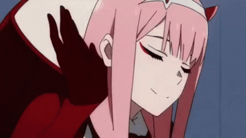 Anime Darling In The Franxx Zero Two Sleep Dummy GIF | GIFDB.com