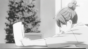 Anime Girl Studying For Exams GIF | GIFDB.com