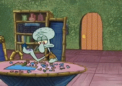 Annoying Squidward Happy Spongebob Dancing GIF | GIFDB.com