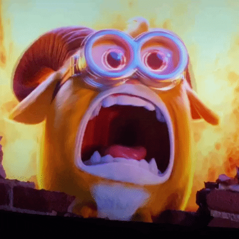 Battle Cry Bob Panicking Scream GIF | GIFDB.com