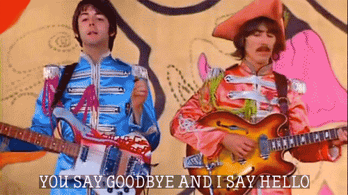 Beatles Hello Goodbye Song Online GIF | GIFDB.com