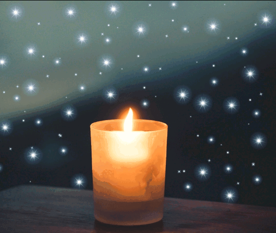 Beautiful Candle Colors Sparkling GIF | GIFDB.com
