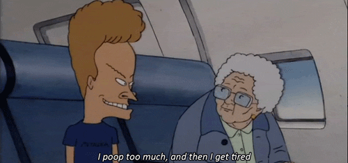 Beavis And Butthead Poop Tired GIF | GIFDB.com