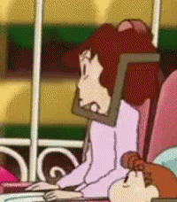 Belly Inflation Anime Misae Nohara GIF | GIFDB.com