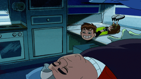 Ben 10 Slowly Running Away GIF | GIFDB.com