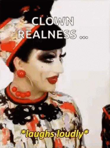 Bianca Del Rio Clown Realness GIF | GIFDB.com