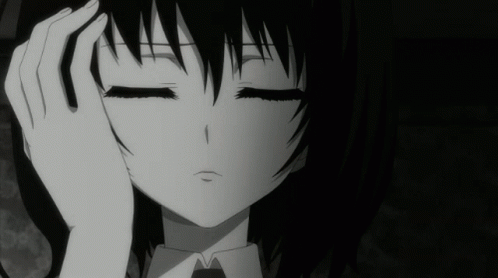Black And White Anime Misaki Mei Eyes Another GIF | GIFDB.com