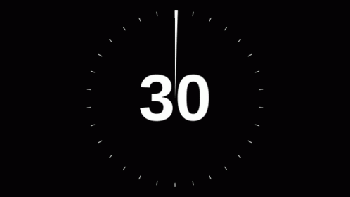 Black And White Timer GIF | GIFDB.com